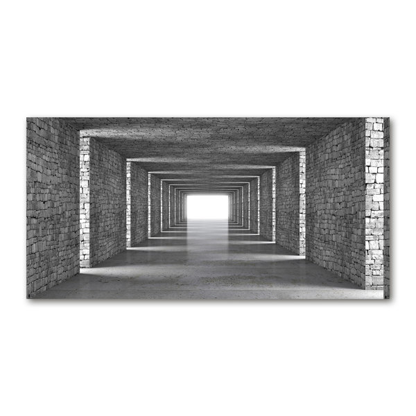 Brayden Studio Brick Tunnel - Kunstdrucke auf Leinwand | Wayfair.de